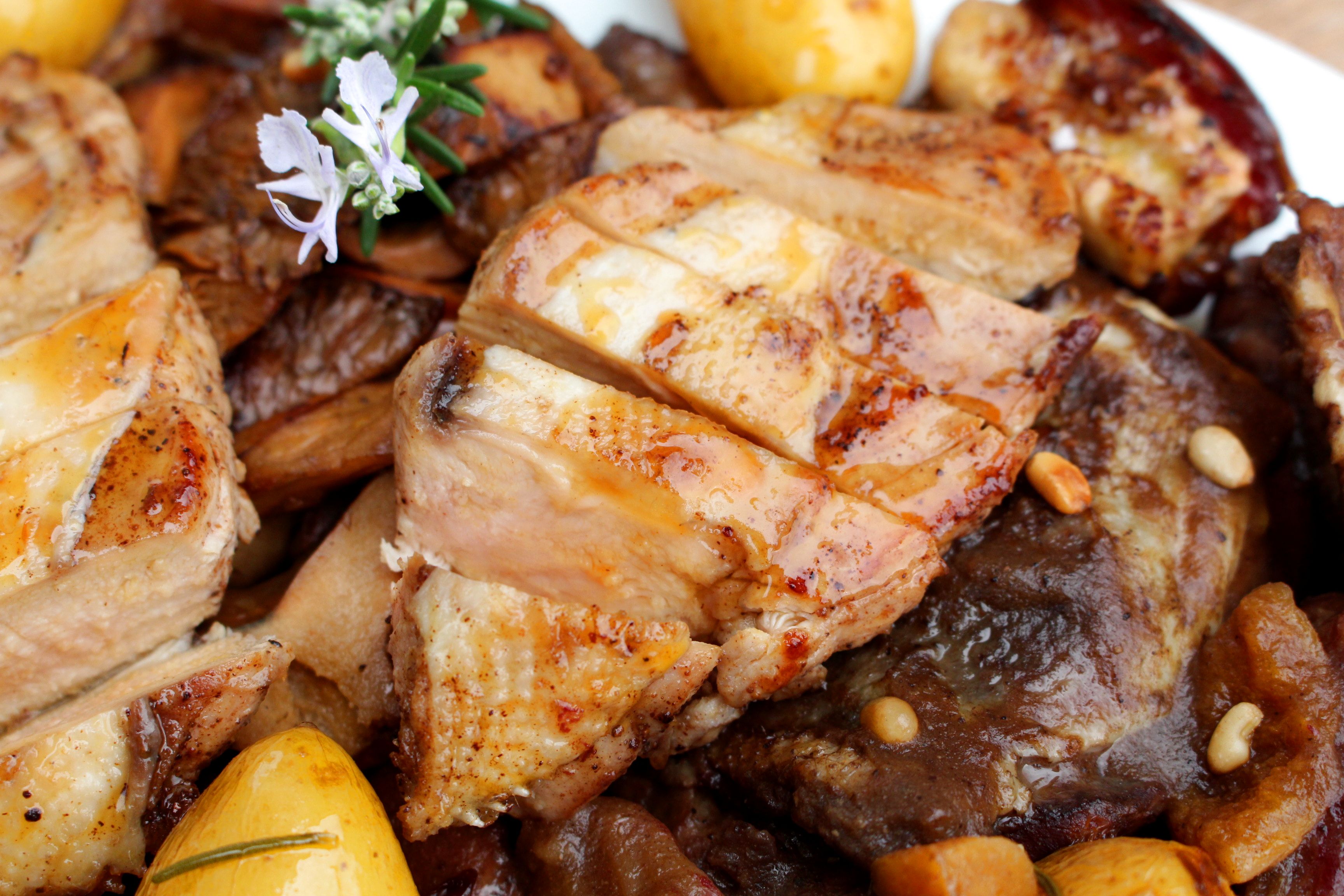 Faisán con Frutos Secos – Fuego de Mortero