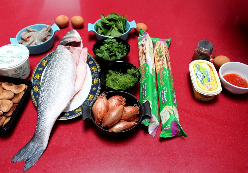 Lubina en Costra con Salsa Chorón – Fuego de Mortero