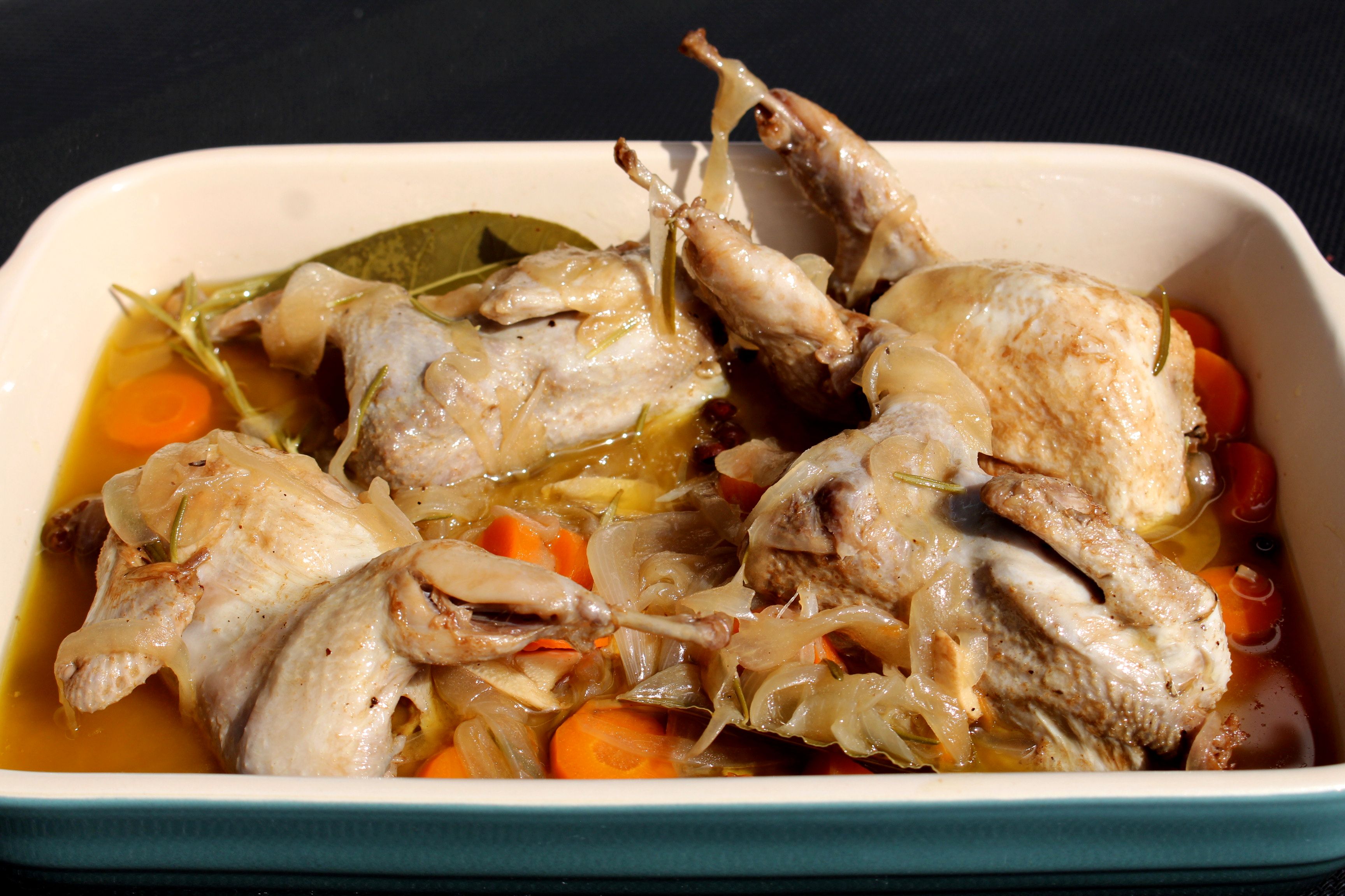 Codornices en Escabeche – Fuego de Mortero