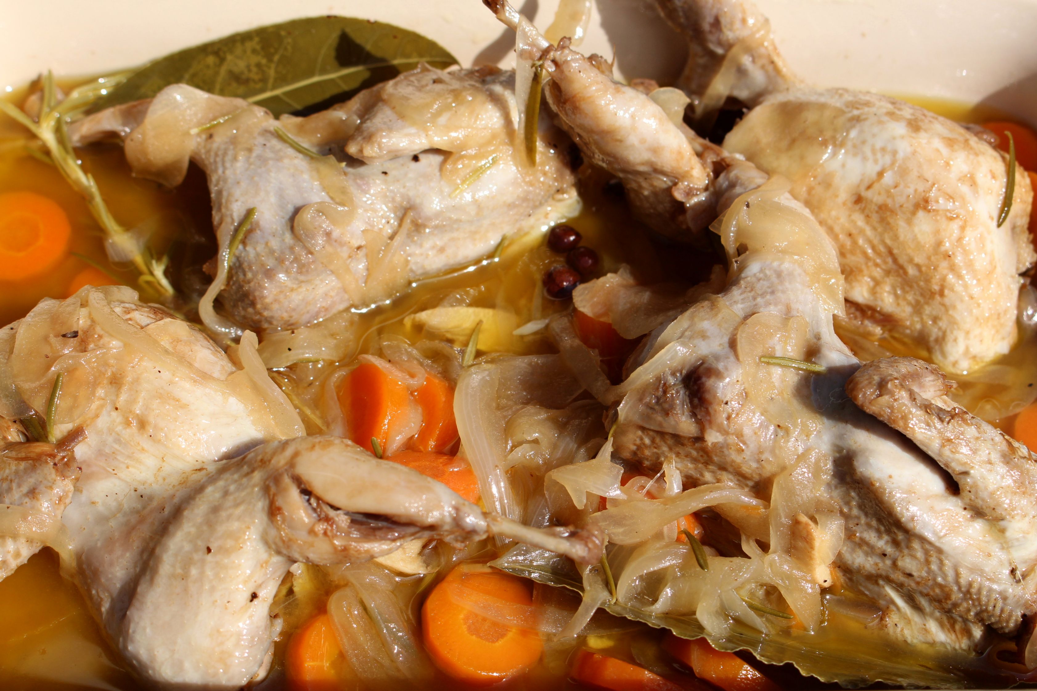 Codornices en Escabeche – Fuego de Mortero